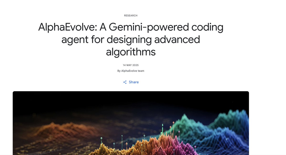 Google DeepMind's AlphaEvolve Uses Gemini Models to Boost Efficiency by 0.7% and Solve Matrix ...