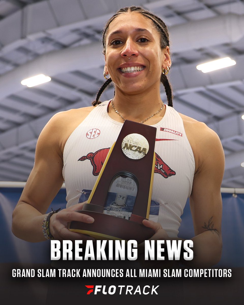 Grand Slam Track Announces 96 Athletes for Miami Slam May 2–4 at Ansin ...