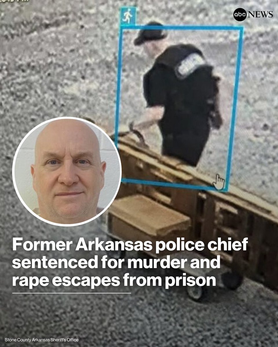 Grant Hardin, Ex-Arkansas Police Chief, Escapes Calico Rock Prison in ...