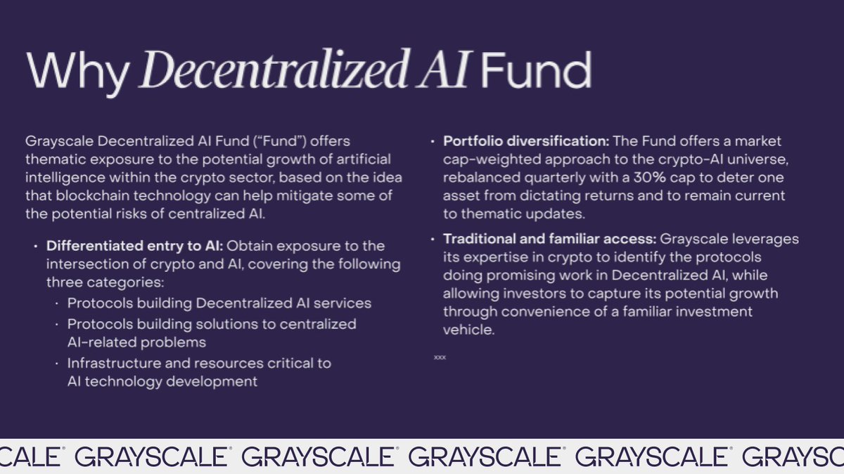 Grayscale Launches Decentralized AI Fund With Holdings in NEAR, TAO ...