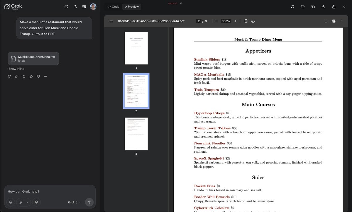 Grok Studio Launches Beta PDF Tool With Editing; Grok 2 to Be Open Source Soon | DeepNewz Software