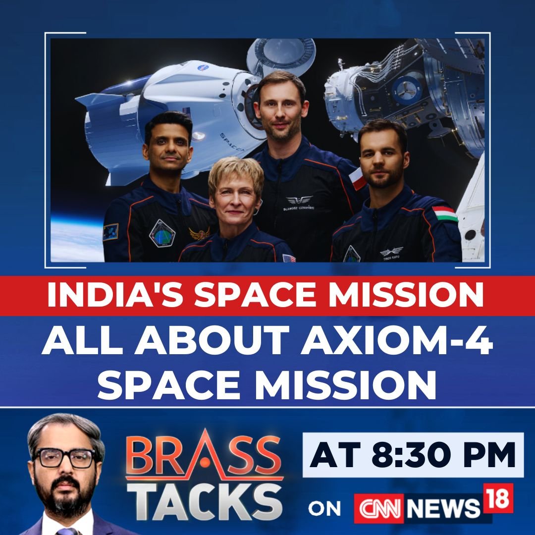 Group Captain Shubhanshu Shukla to Lead India’s Axiom-4 Mission on SpaceX Falcon 9, Marking ...