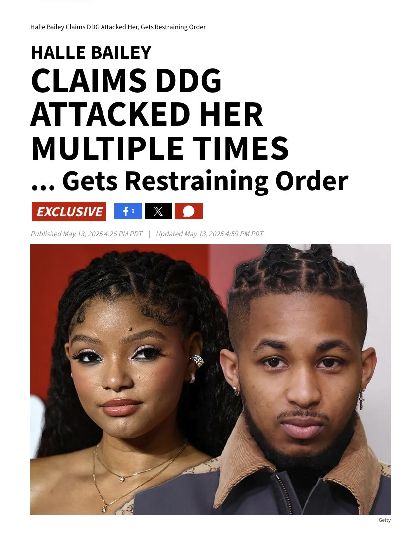 Halle Bailey Granted Restraining Order Against DDG, Ordered to Stay 100 ...