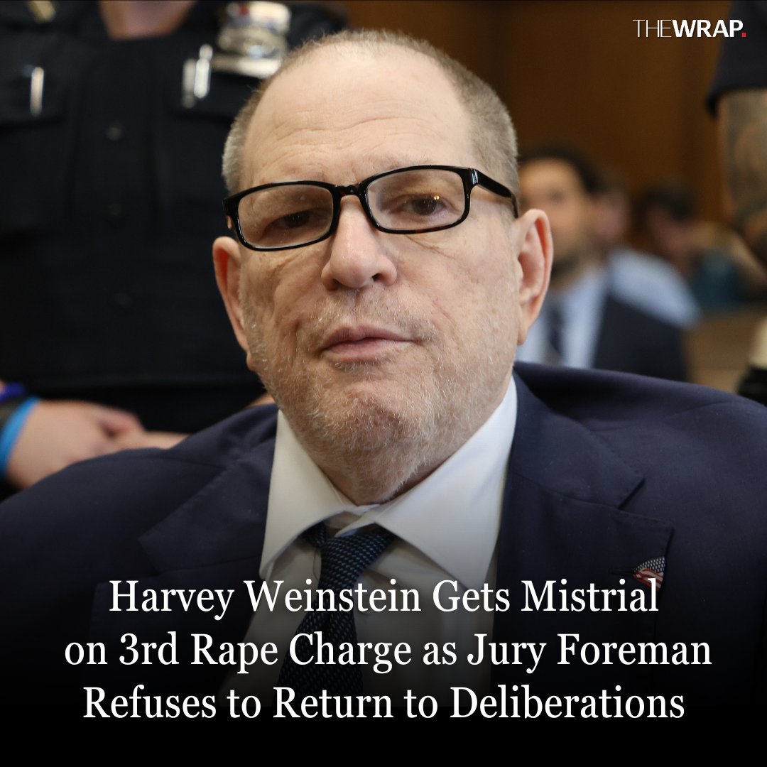 Harvey Weinstein Retrial Ends in Mistrial on Remaining Rape Charge After Jury Foreperson Walkout ...