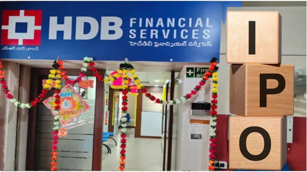 HDB Financial Services Launches ₹12,500 Crore IPO June 25-27 With ₹700 ...