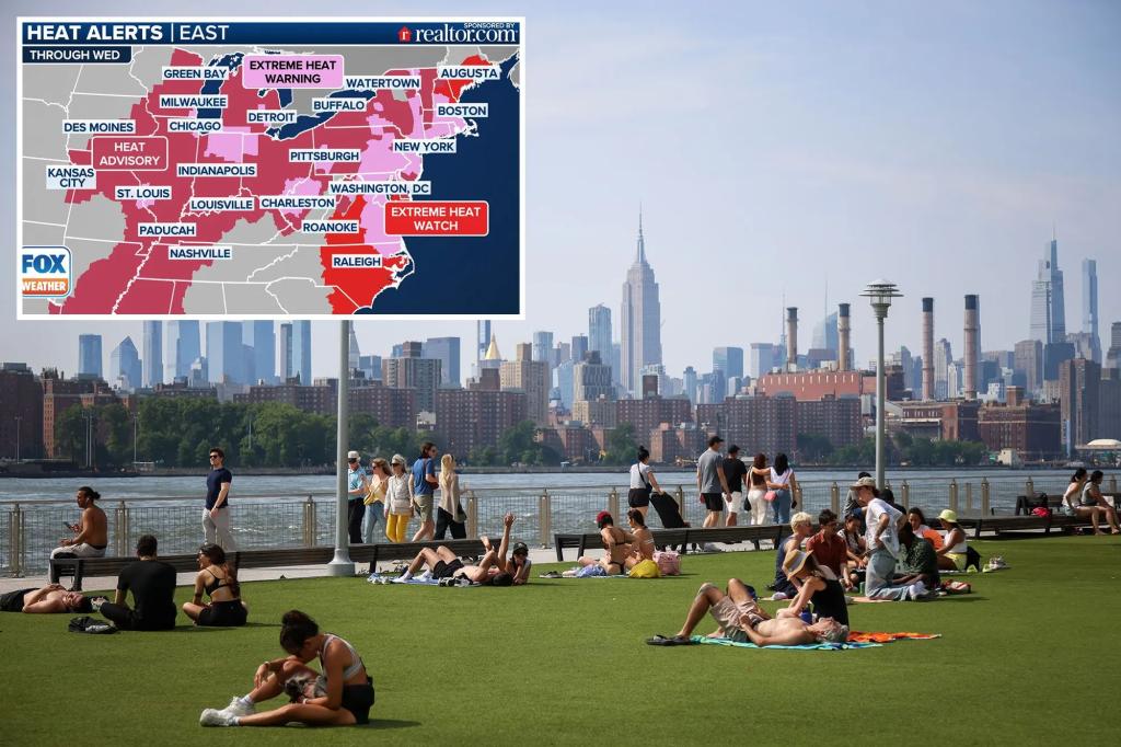 Heat Dome Sends Eastern U.S. Temperatures Past 100°F, Puts 160 Million ...