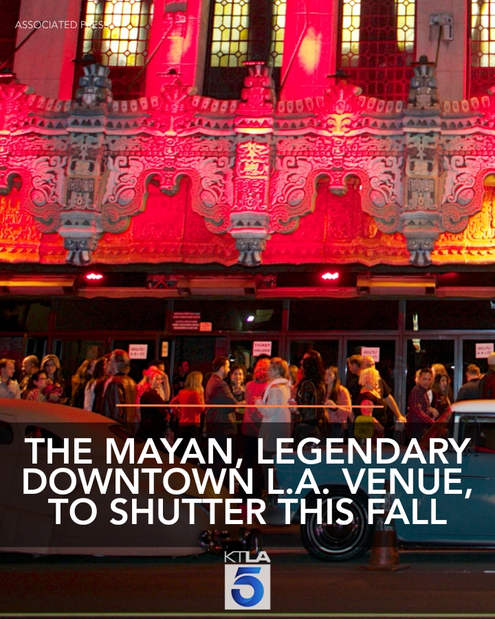 Historic Mayan Nightclub in Downtown LA Closes After 35-Year Run ...