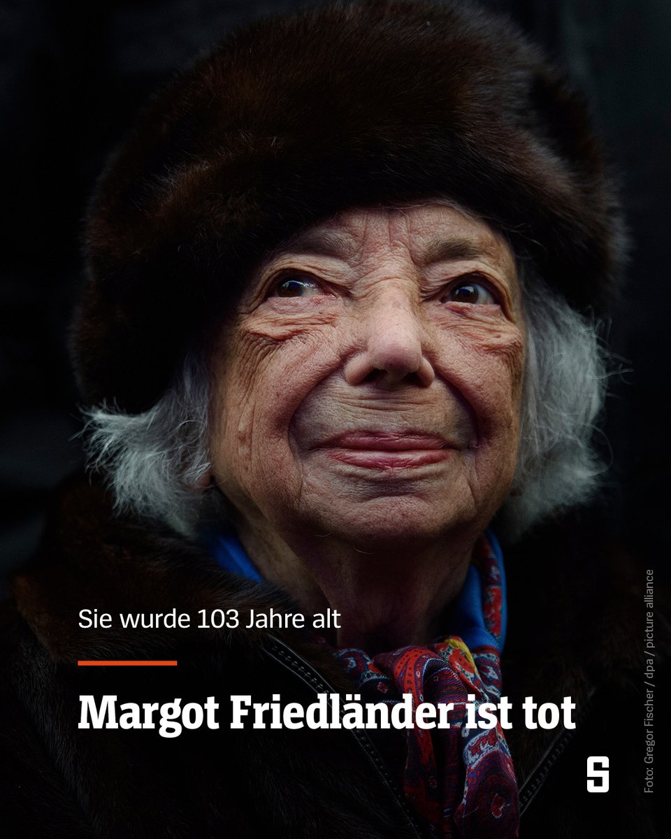 Holocaust Survivor and Advocate Margot Friedländer Dies at 103 in ...