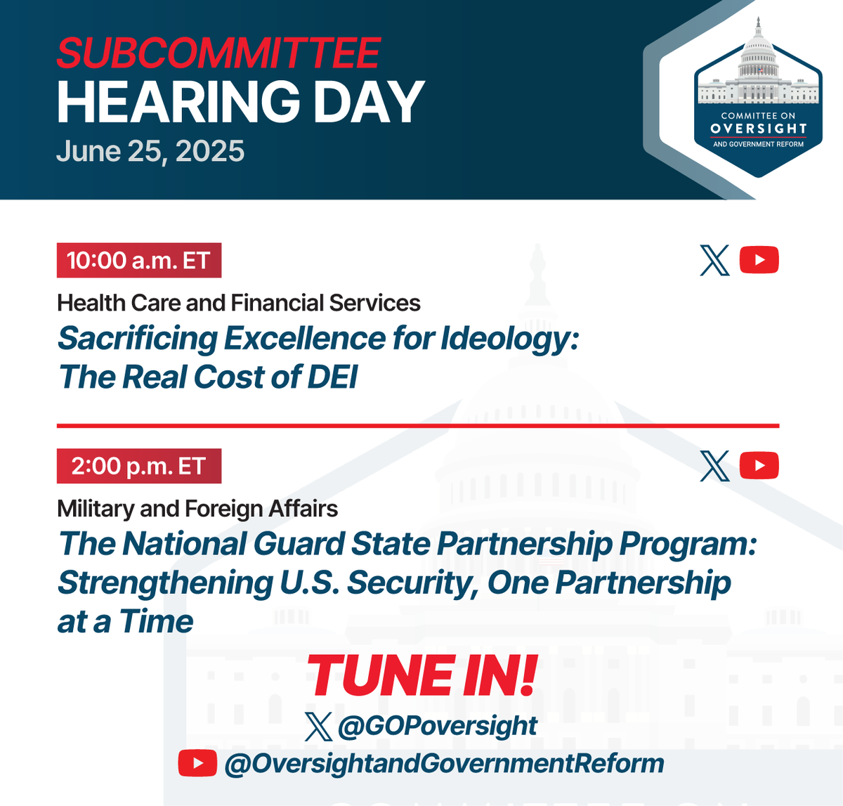 House Oversight Subcommittee Probes DEI Policies, Featuring Rep ...