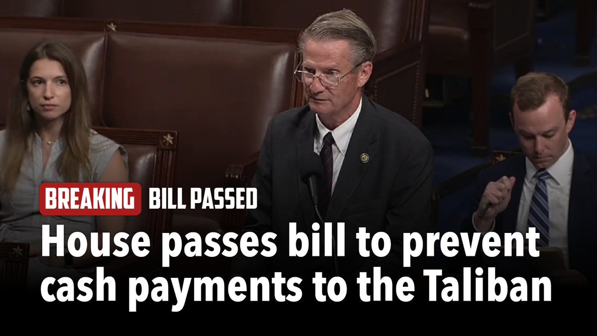 House Passes Burchett Bill Blocking U.S. Funds for Taliban | DeepNewz Asia