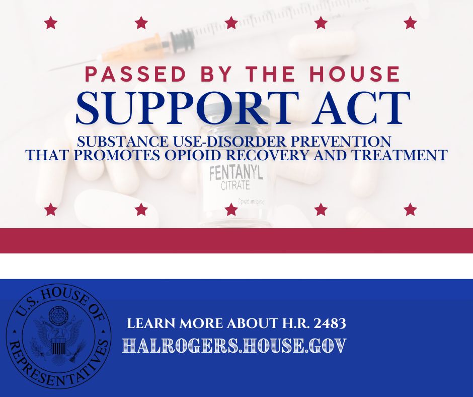 House Passes H.R. 2483 SUPPORT Act, TREAT Youth Act, and $20M Recovery ...