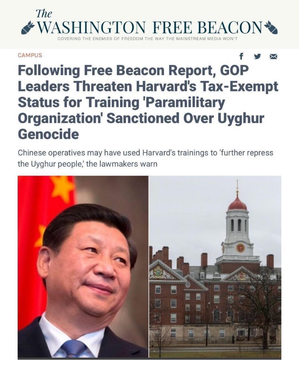 House Republicans Investigate Harvard Over Ties to Xinjiang ...