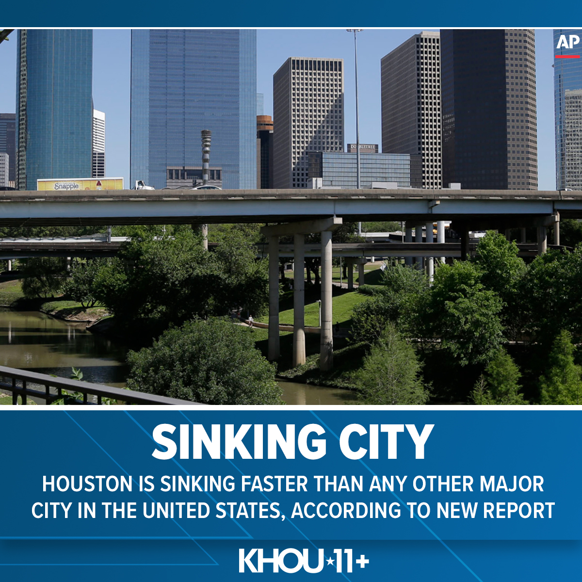 Houston Leads 28 Sinking U.S. Cities, Affecting 34 Million Due to ...