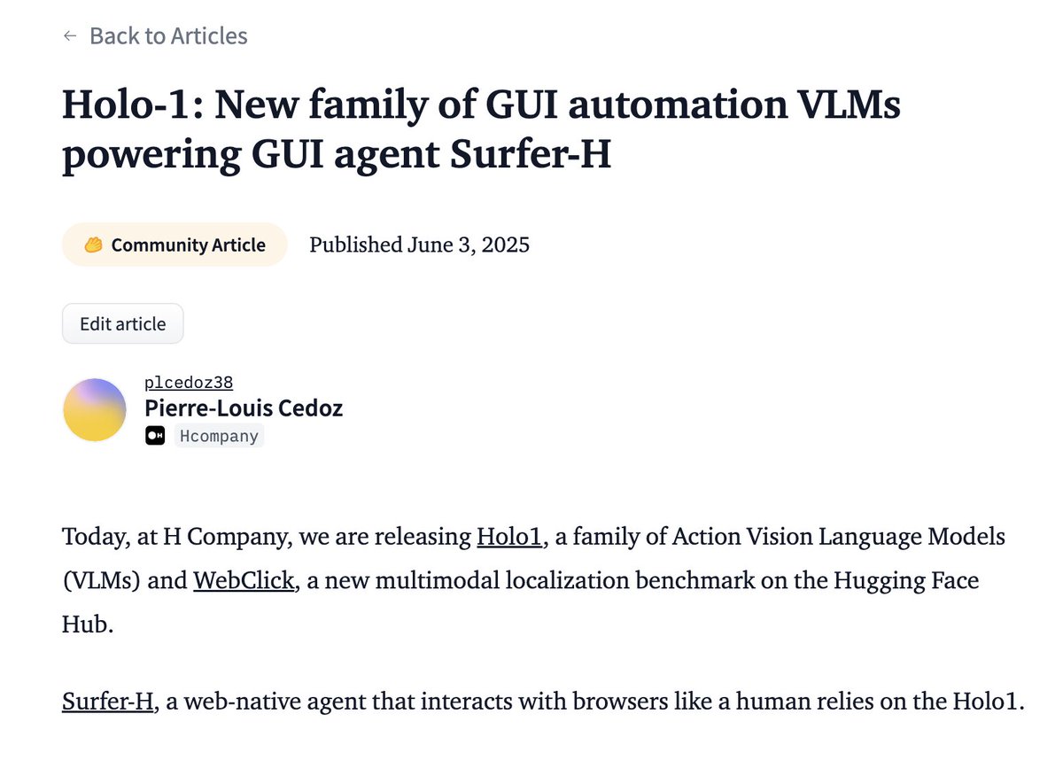 Hugging Face Launches Open-Source SmolVLA with Async Inference; H Company Releases 3B and 7B ...
