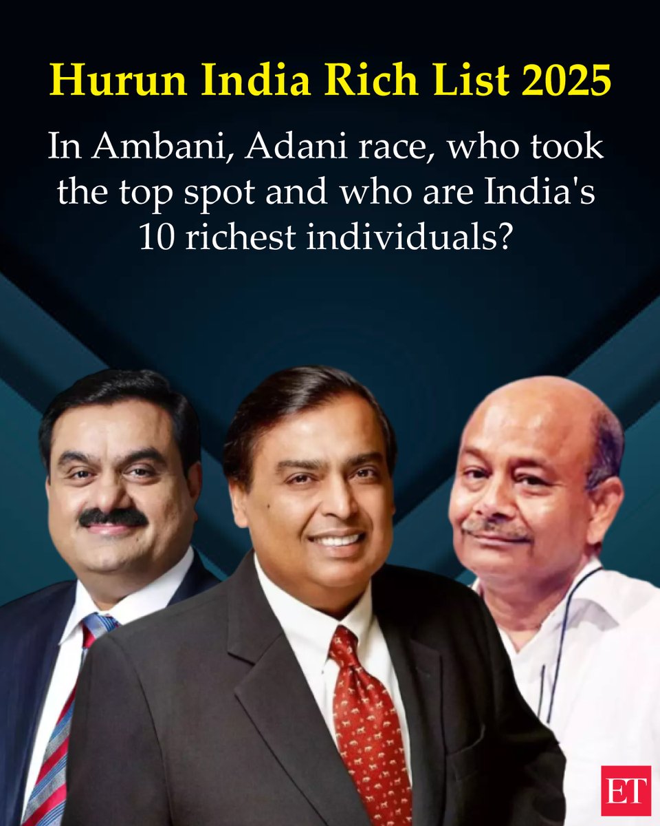 Hurun Global Rich List 2025: Gautam Adani Leads India’s Wealth Gains; Roshni Nadar Fifth Richest ...