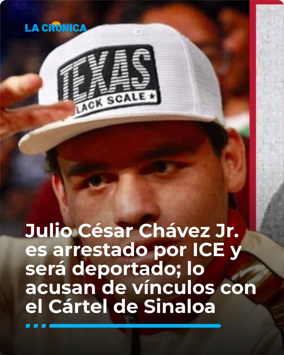 ICE Arrests Julio César Chávez Jr. Over Alleged Cartel Links | DeepNewz ...