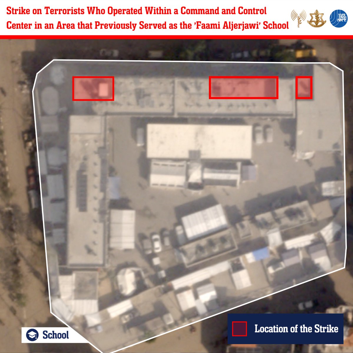 IDF and ISA Strike Hamas, Islamic Jihad Command Center at Former Faami ...