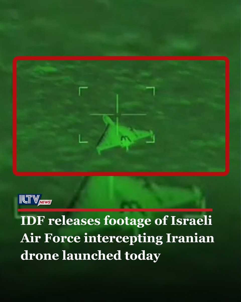 IDF Releases Footage Showing Over 100 Iranian Drones Shot Down by IAF ...