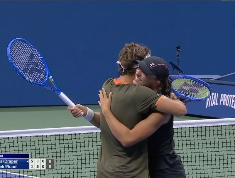 Iga Świątek and Casper Ruud Reach US Open Mixed Doubles Final Against ...