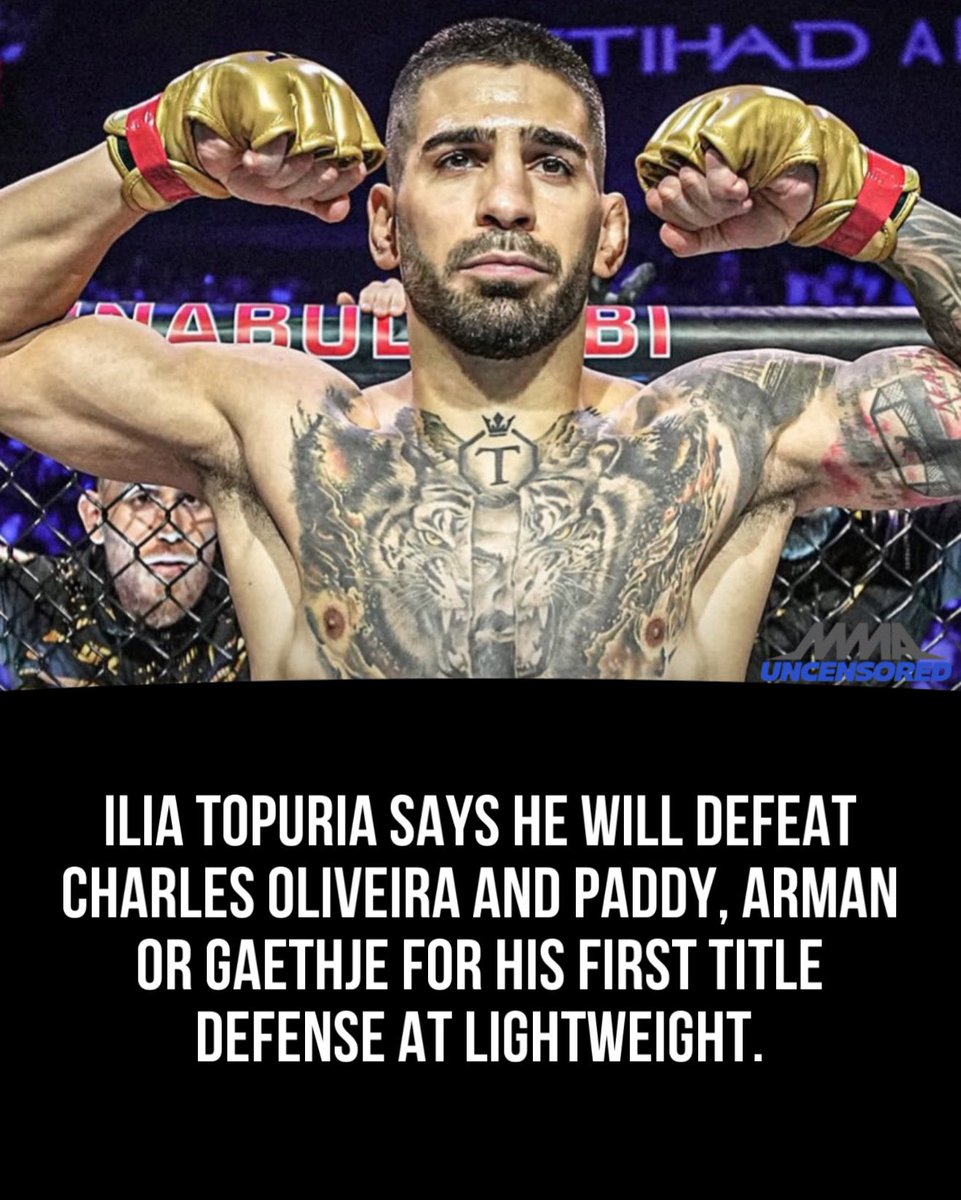 Ilia Topuria Aims for UFC 317 Lightweight Title, Feeling Powerful at ...