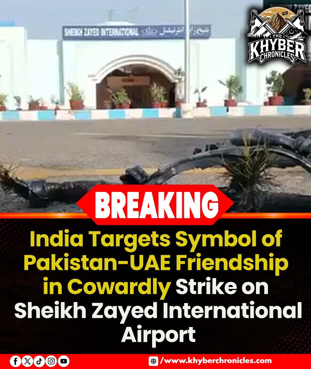 India Attacks Sheikh Zayed International Airport in Rahim Yar Khan ...