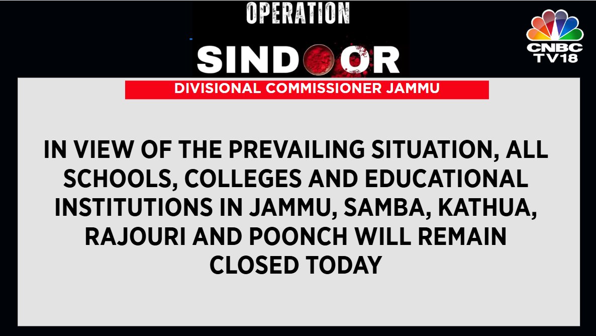 India Closes Schools in Border Regions, Declares Red Alert After ...