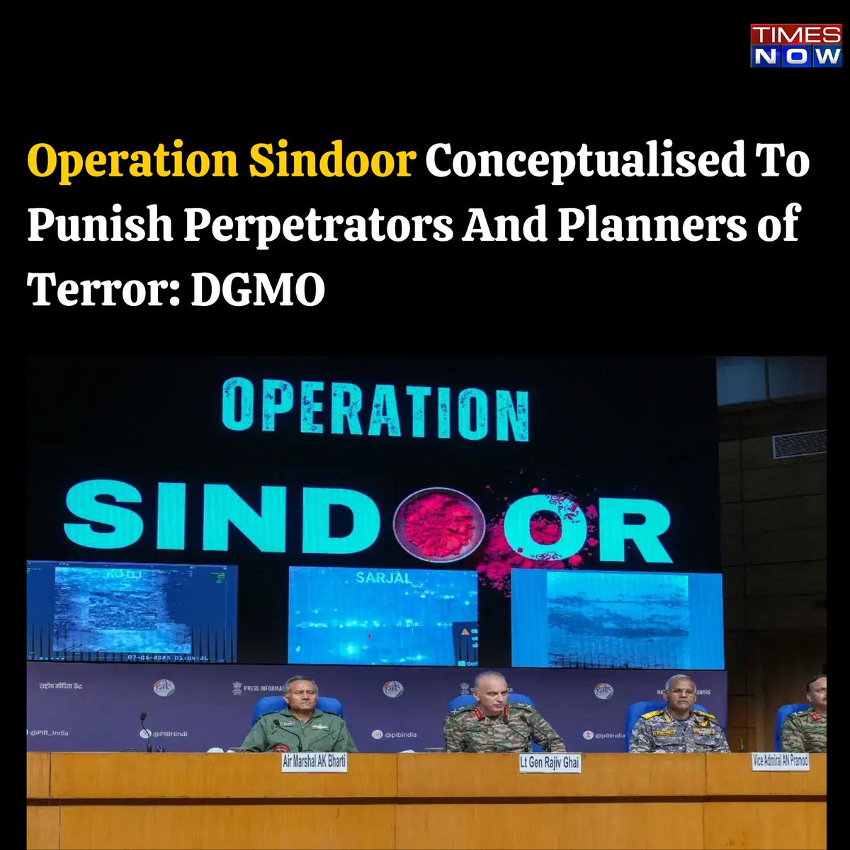 India Launches Operation Sindoor Under DGMO Rajiv Ghai, Inflicts 100 ...