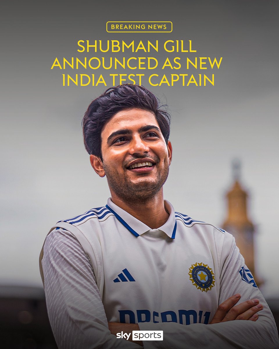 India Names 25-Year-Old Shubman Gill Test Captain for England Tour ...