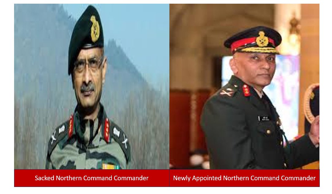 Indian Army Replaces Northern Command Chief Lt Gen Pratik Sharma Amid ...
