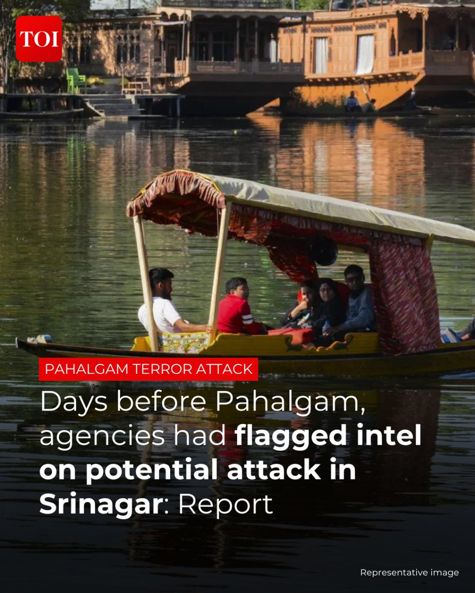 Indian Intelligence Warned of Tourist Attack Near Srinagar Before ...