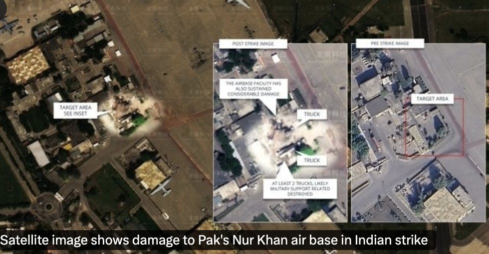 Indian Missile Strike Hits Pakistan’s Nur Khan Air Base Near Strategic ...