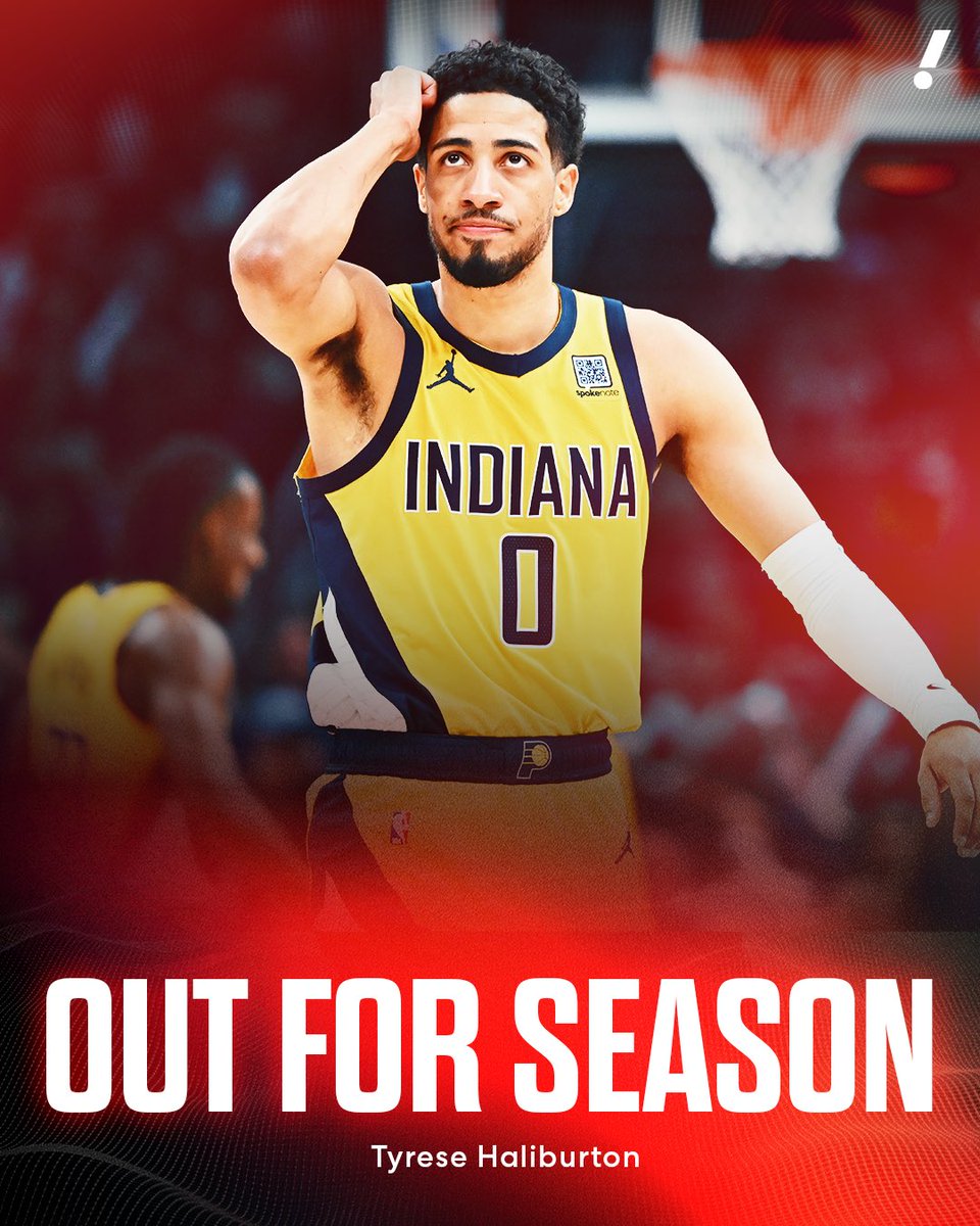 Indiana Pacers’ Tyrese Haliburton Tears Right Achilles in NBA Finals ...