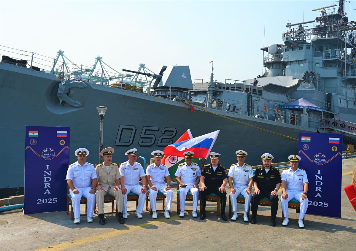 Indra Navy 2025 Exercises Begin in Chennai with INS Rana and Russian ...