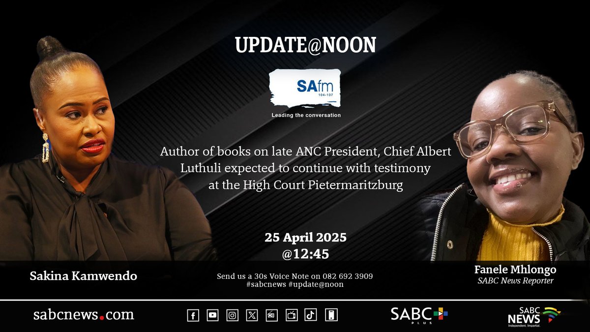 Inquest Into Nobel Laureate Chief Albert Luthuli's Death Continues With ...
