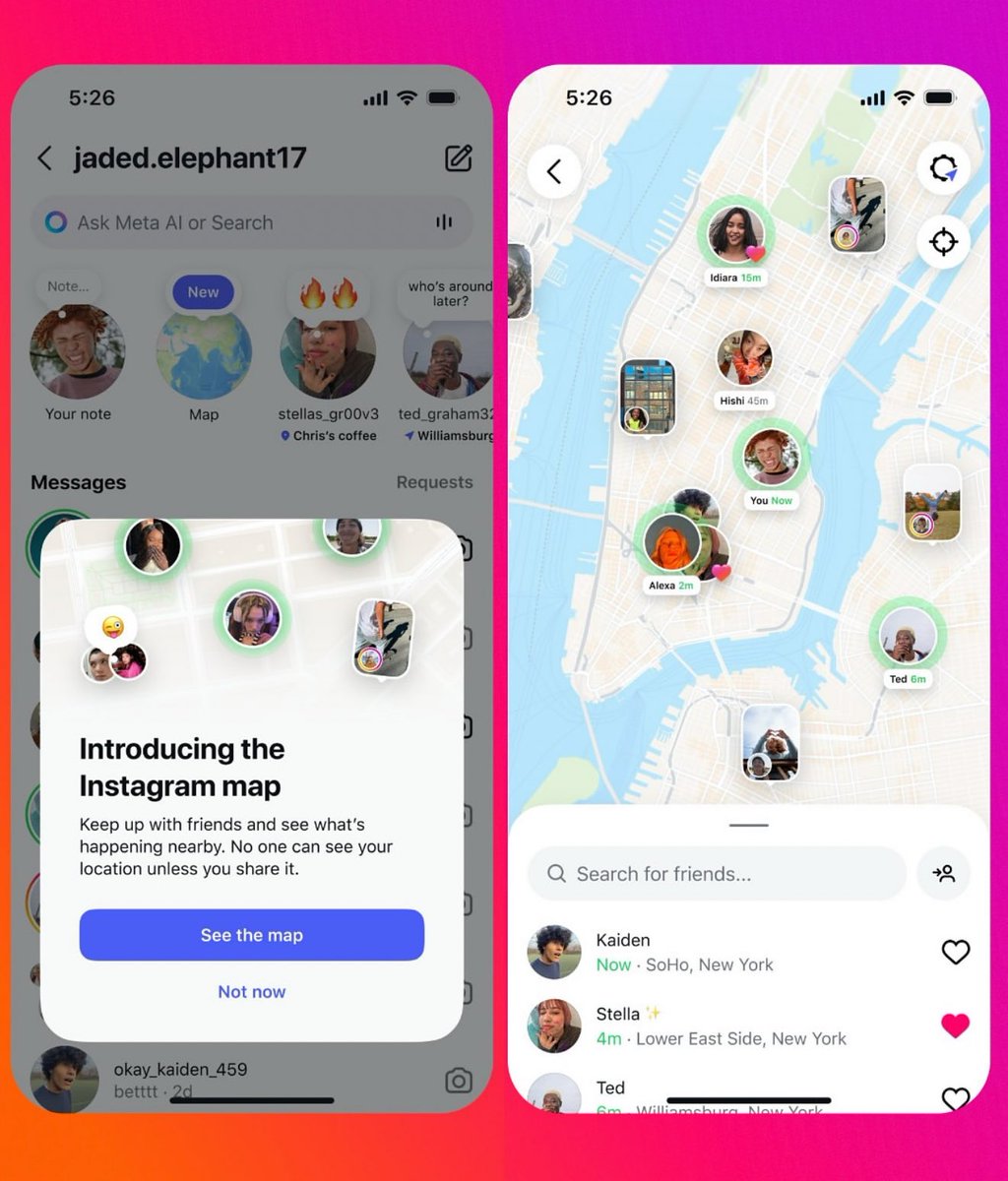 Instagram Adds Reposts and Opt-In Friend Map, Stirring Privacy Debate | DeepNewz Software