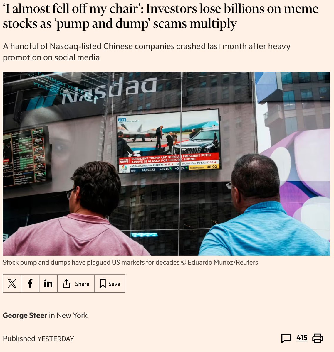 Investors Lose $3.7 Billion on US Penny Stocks Amid Rising Chinese Meme ...