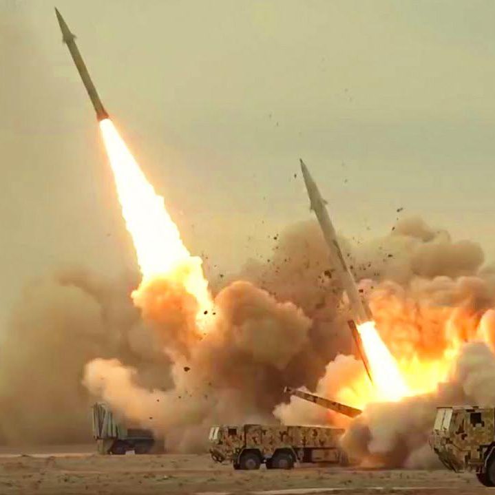 Iran Launches Multiple Waves of Heavy Ballistic Missiles at Israel From ...