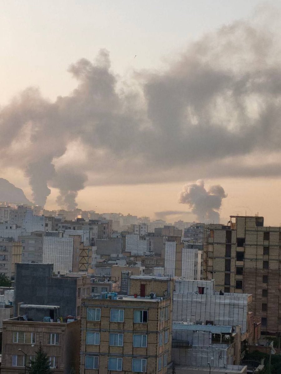 Israel Conducts Airstrikes on Tehran, Kermanshah, and Repeatedly on ...