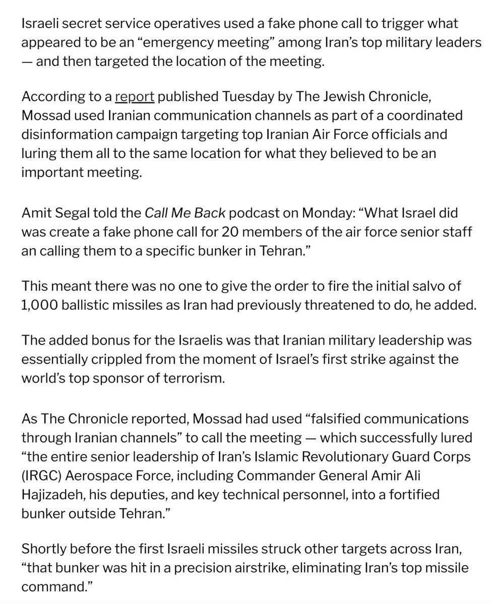 Israel Deceives Iran’s IRGC Air Force Commanders Into Meeting, Strikes ...