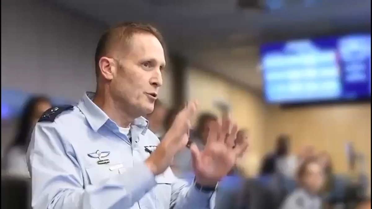 Israeli Air Force Commander Maj. Gen. Tomer Bar Says Targeting Missile ...