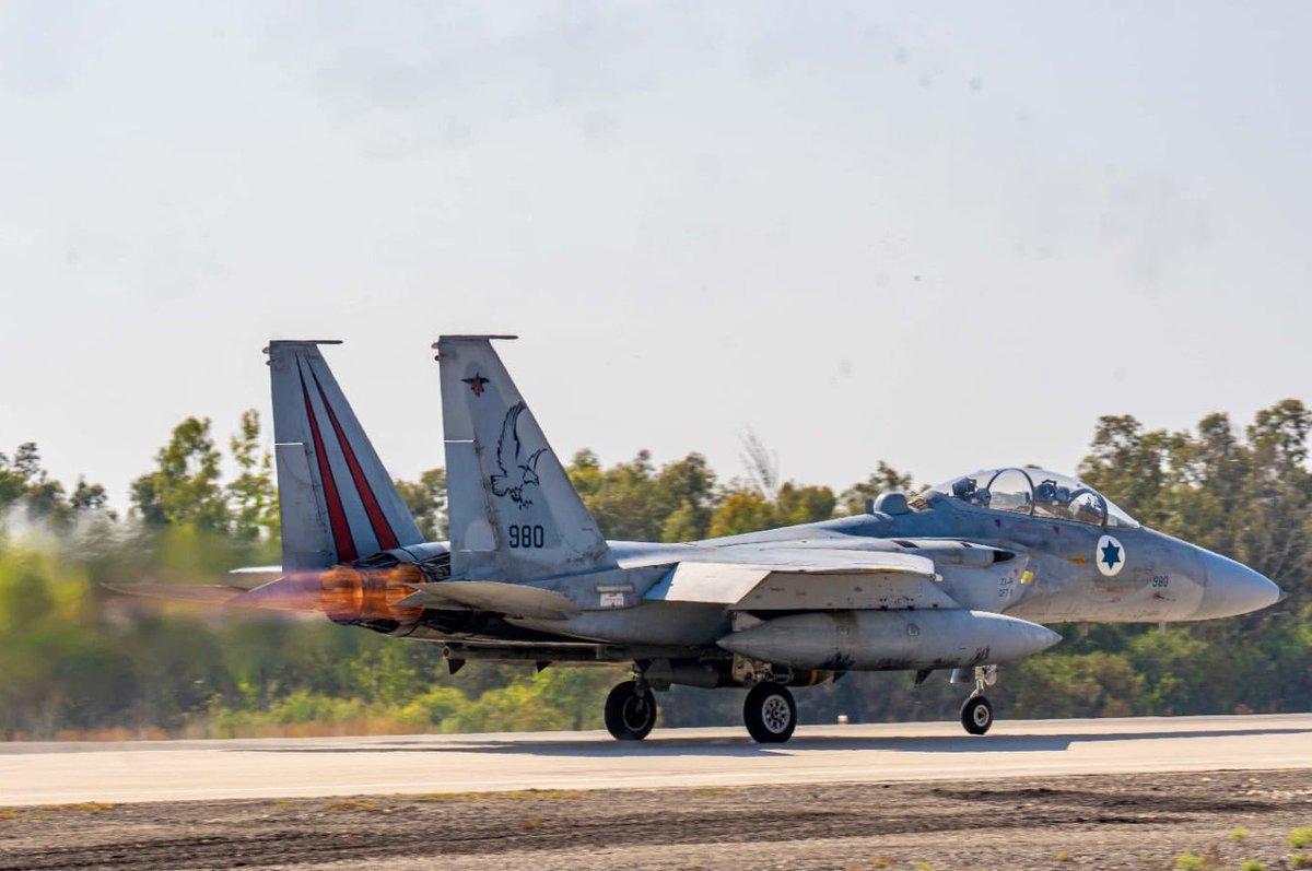 Israeli Air Force Launches Operation Rising Lion Strikes on Iran with Eight F-15I Jets Carrying ...