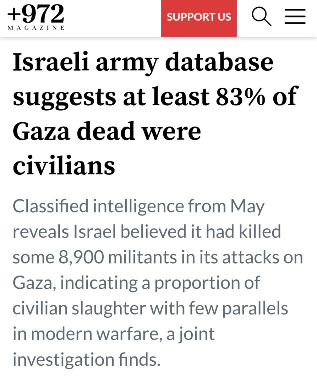 Israeli Military Intelligence Data Shows 83% of 53,000 Gaza Dead Are ...