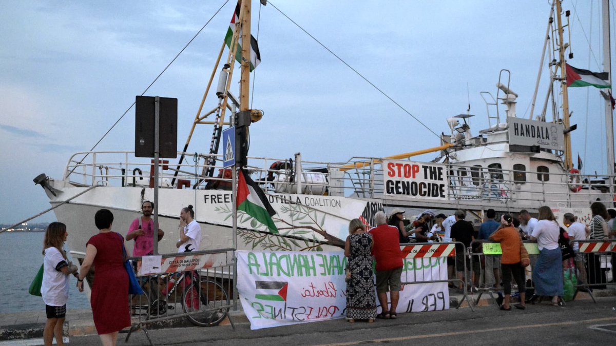 Israeli Navy Seizes Gaza-Bound Aid Ship Handala in International Waters ...