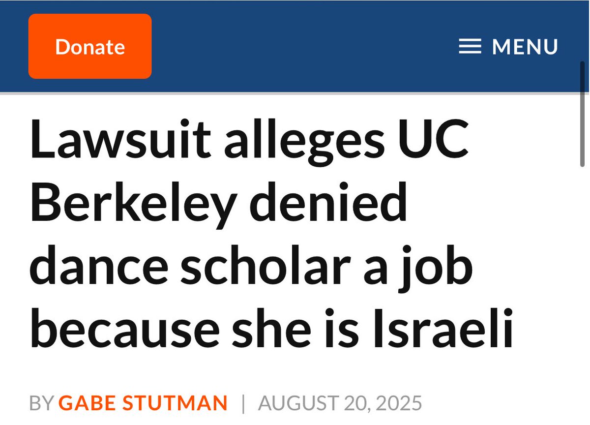 Israeli Professor Yael Nativ Sues UC Berkeley Over Rejection for 2024 ...