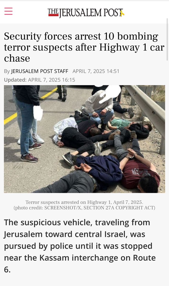 Israeli Security Forces Arrest 10 Terror Suspects, Including 9 Captured ...