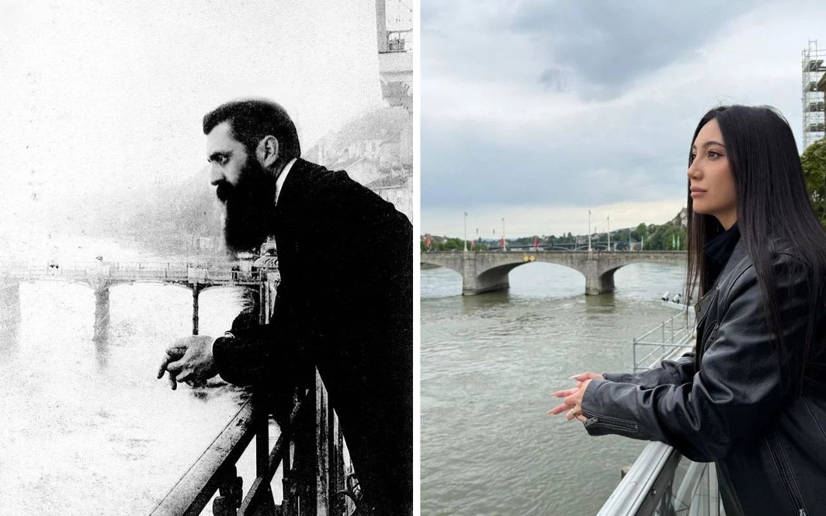 Israel’s 2025 Eurovision Entrant Yuval Raphael Recreates Theodor Herzl ...
