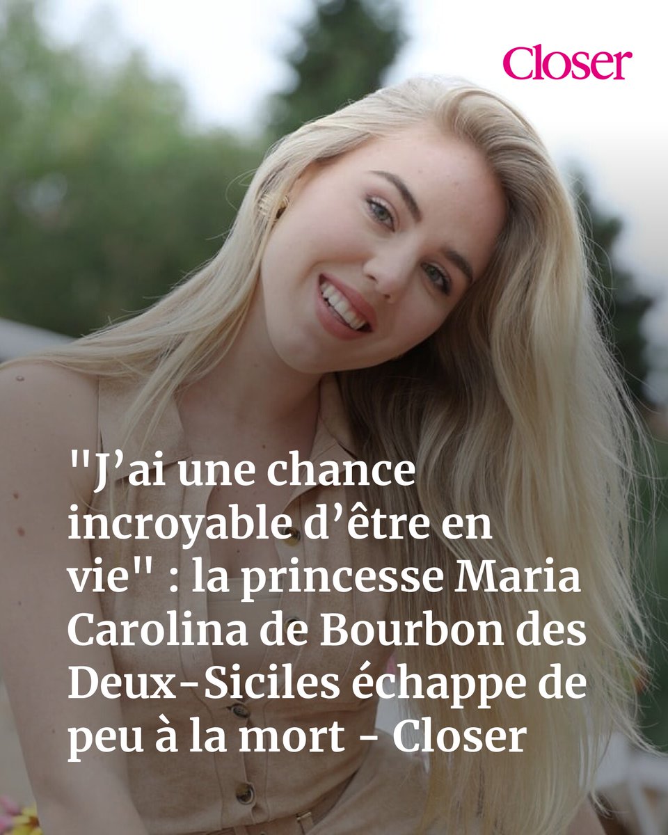 Italian Princess Maria Carolina de Bourbon des Deux-Siciles Survives ...