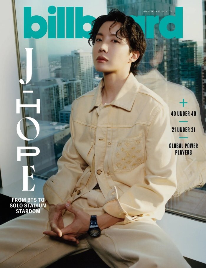 J-Hope Graces May 2025 Billboard Cover as First Korean Male Solo Artist ...