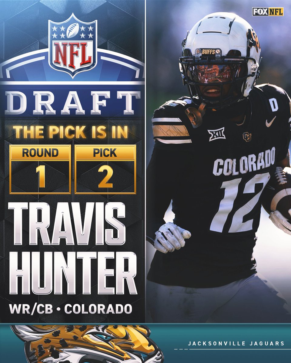 Jaguars Trade Up to No. 2, Draft Colorado’s Travis Hunter in 2025 NFL ...