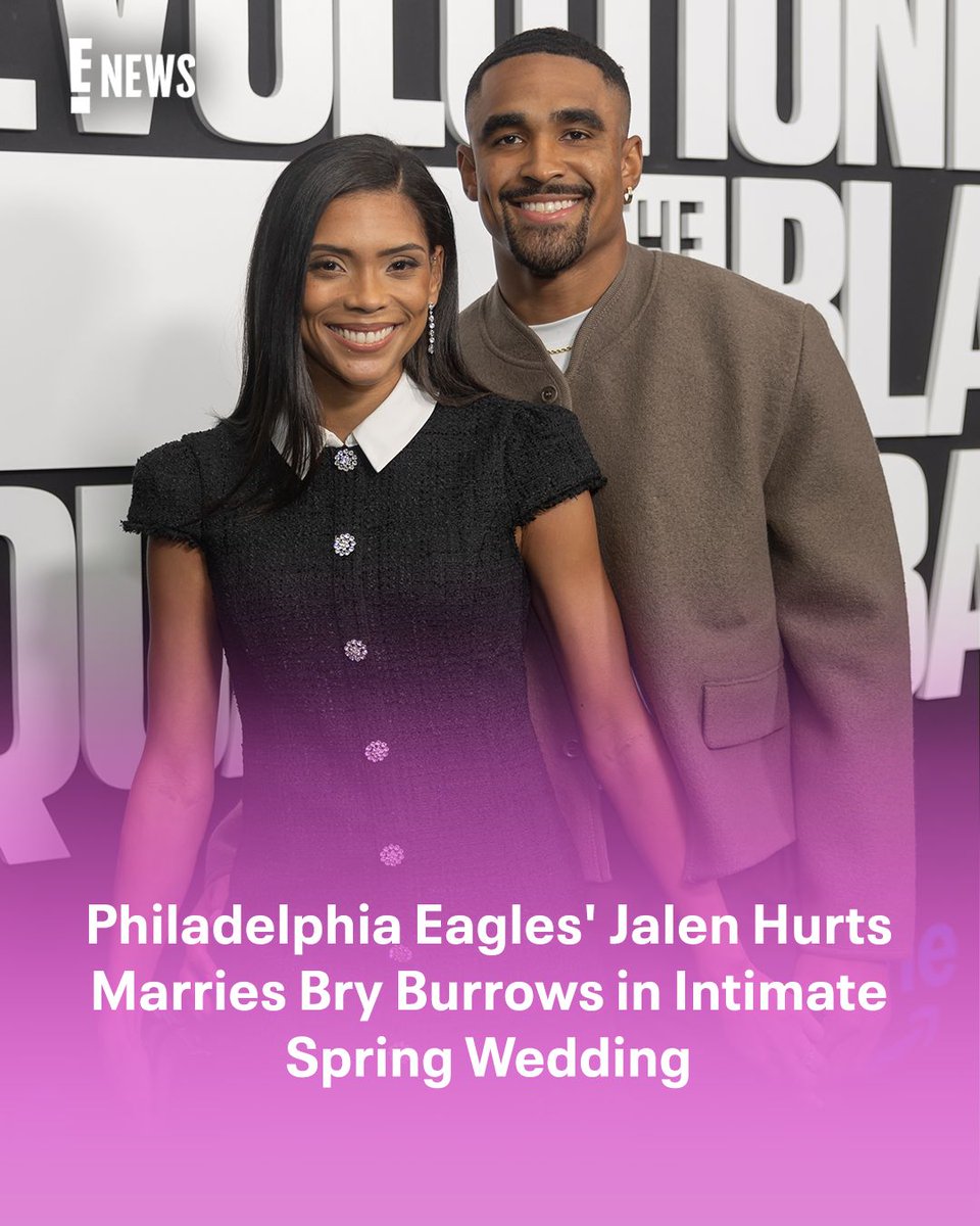 Jalen Hurts Marries Longtime Girlfriend Bry Burrows in Private Wedding ...